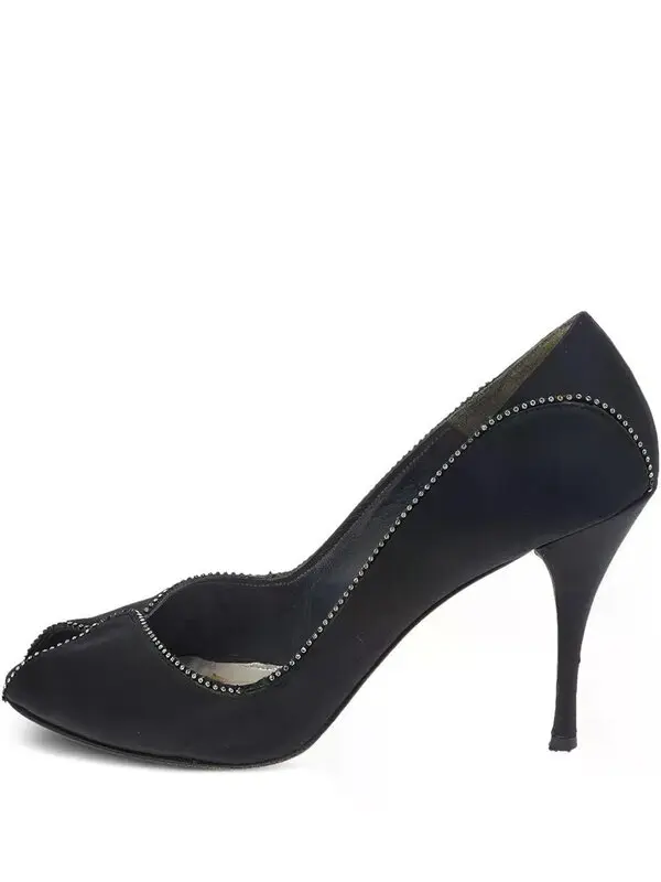 STUART WEITZMAN Embellished Peep-toe Pumps