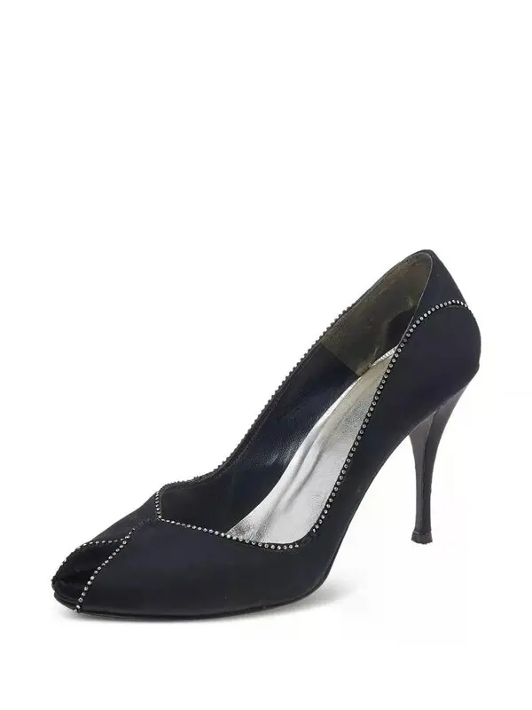 STUART WEITZMAN Embellished Peep-toe Pumps