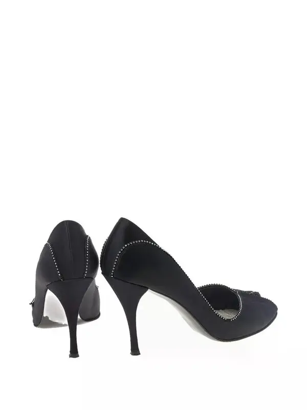 STUART WEITZMAN Embellished Peep-toe Pumps