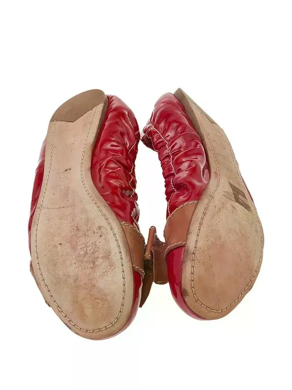 Prada Bow Detail Ballet Flats