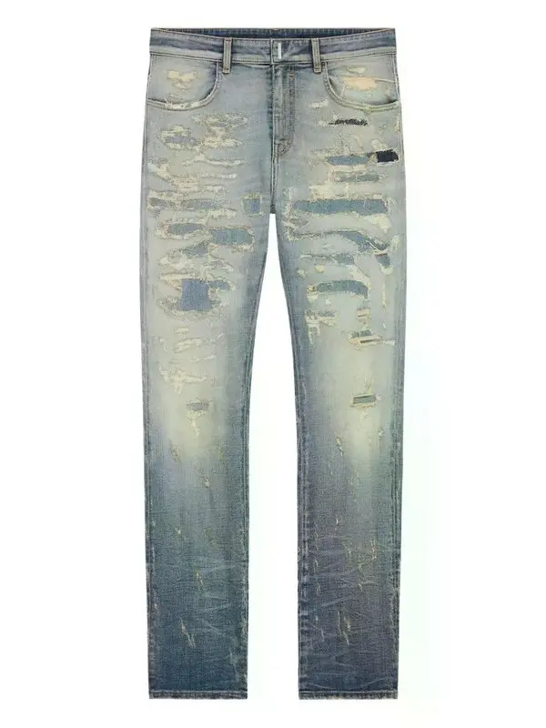 Givenchy Distressed-effect Straight Leg Jeans