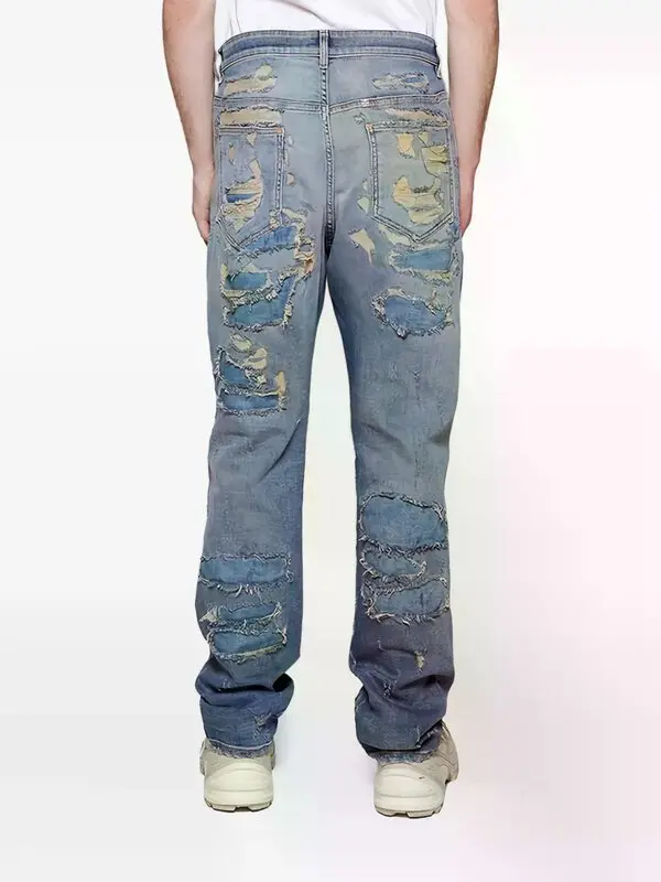 Givenchy Distressed-effect Straight Leg Jeans