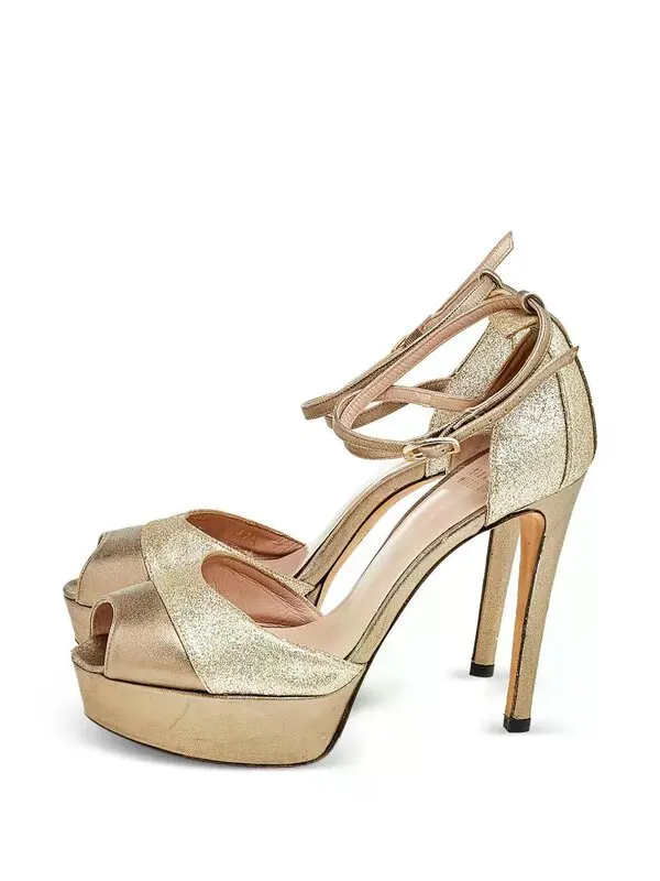 STUART WEITZMAN Peep-toe Platform Stiletto Sandals
