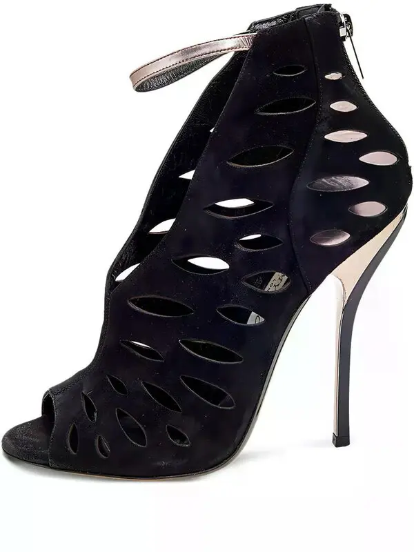 JIMMY CHOO Cut-out Stiletto Ankle Boots