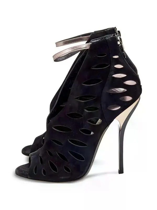 JIMMY CHOO Cut-out Stiletto Ankle Boots