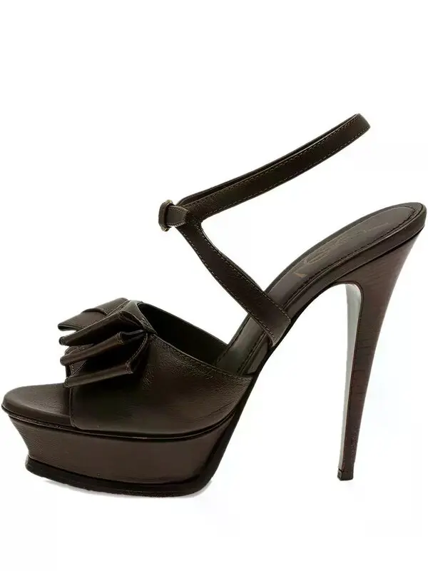 Saint Laurent 140mm Y-bow Platform Sandals