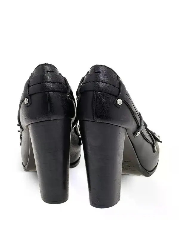 Marc Jacobs Leather Bow Embellished Pumps