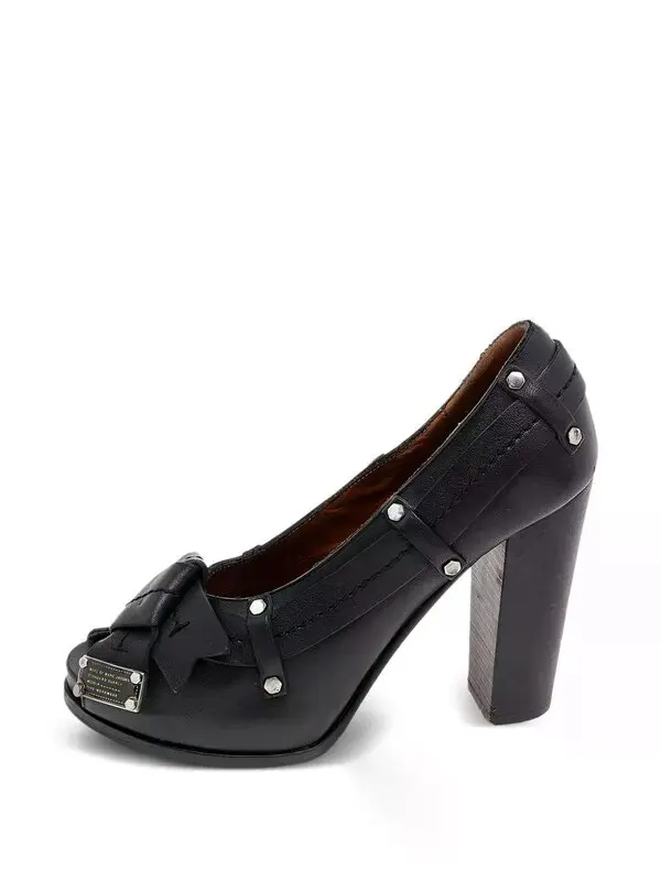 Marc Jacobs Leather Bow Embellished Pumps