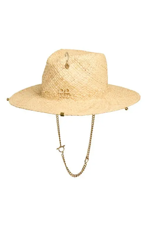 Ruslan Baginskiy Straw Fedora - Natural Straw