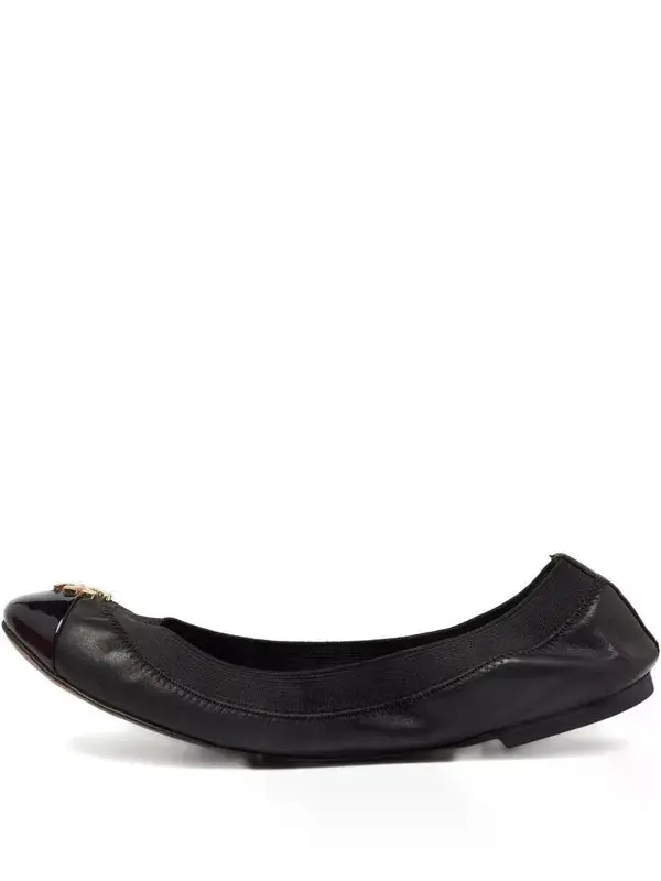 Tory Burch Patent Leather Emblem Ballet Flats
