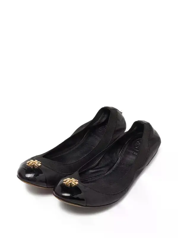 Tory Burch Patent Leather Emblem Ballet Flats