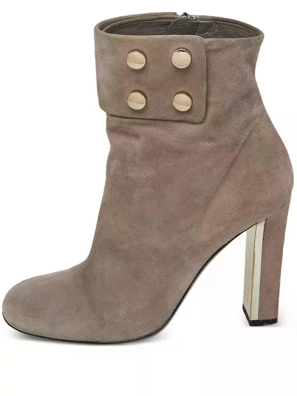 Gucci 100mm Suede Ankle Boots