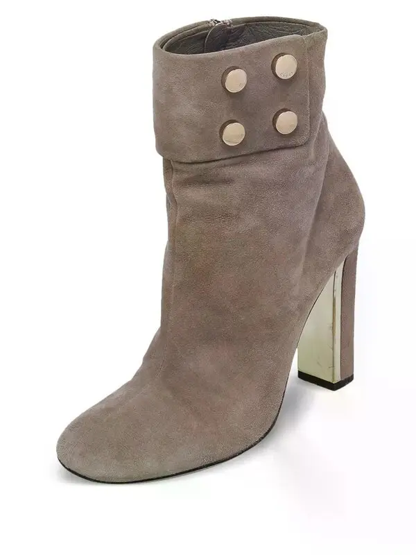 Gucci 100mm Suede Ankle Boots