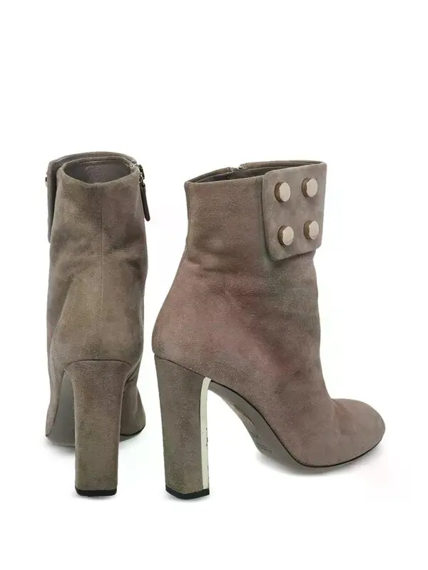Gucci 100mm Suede Ankle Boots