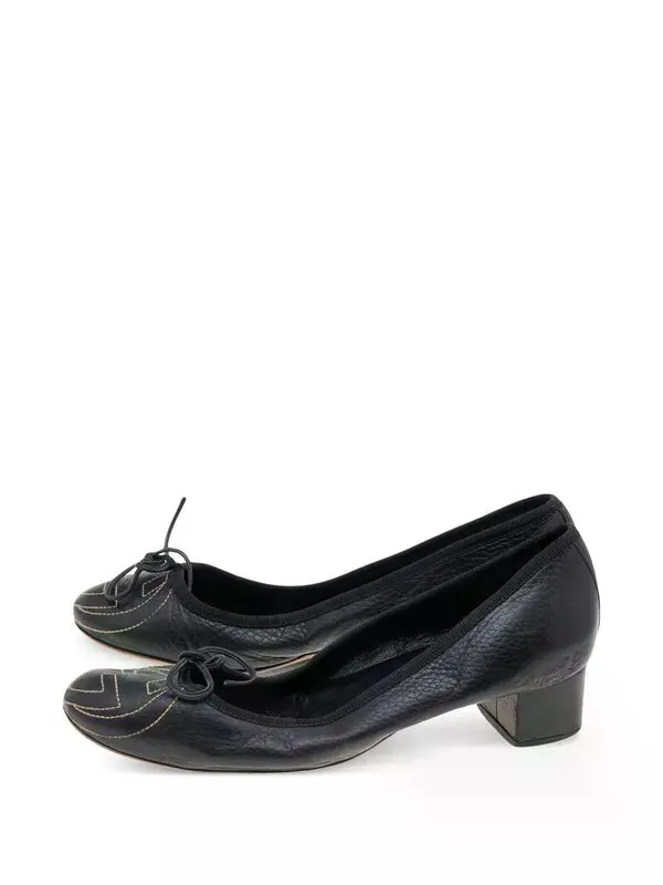 Gucci Leather Bow Detail Pumps