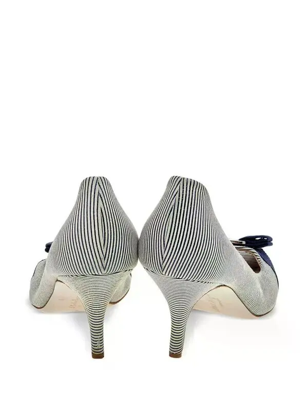 FERRAGAMO 2023 75mm Vara Pumps