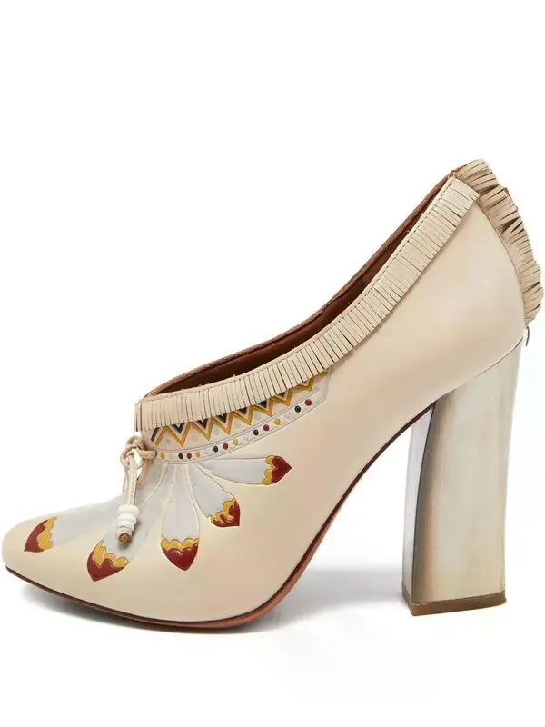 Tory Burch Light Beige Panelled Pumps - Neutrals