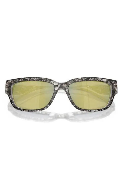 DIESEL® Rectangular Sunglasses - Havana/violet/emerald