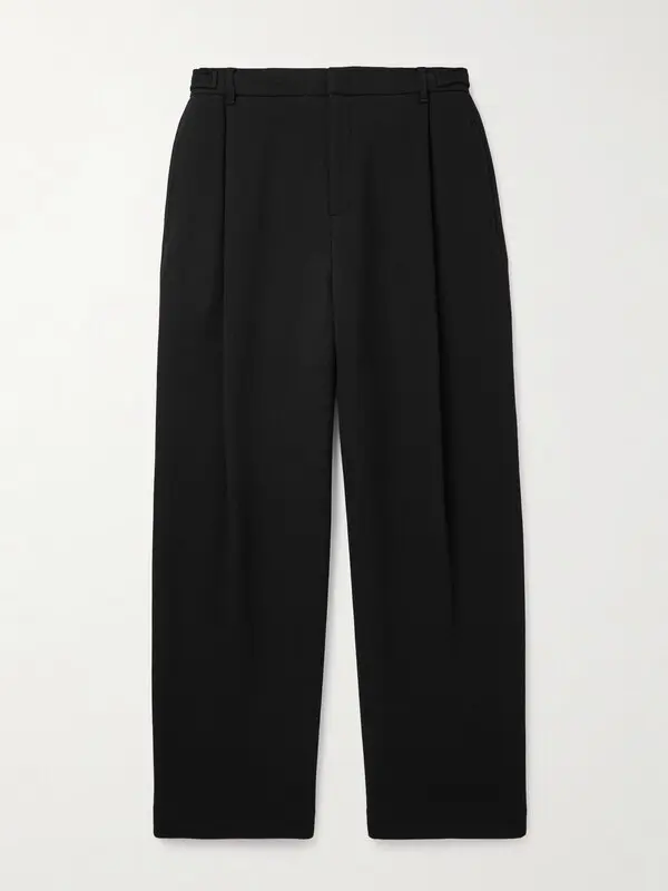 AMOMENTO Martin Straight-leg Wool-blend Trousers