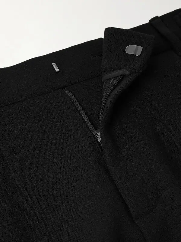 AMOMENTO Martin Straight-leg Wool-blend Trousers