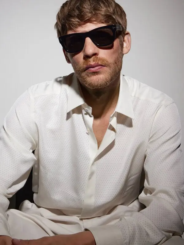 TOM FORD Marshall Rectangular-frame Sunglasses