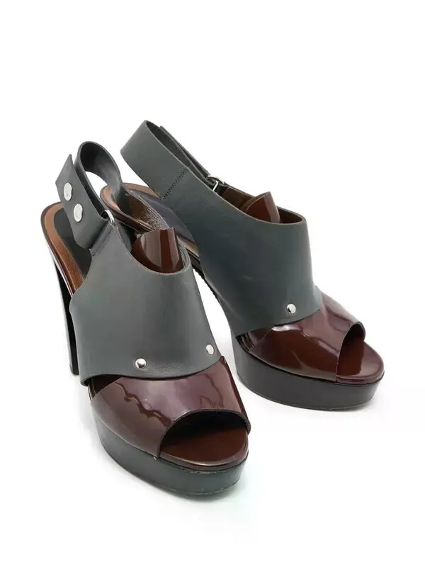 Marni Paneled High Heel Sandals