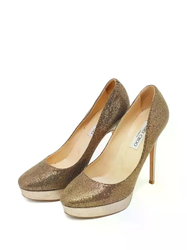 JIMMY CHOO 135mm Platform Stiletto Heel Pumps