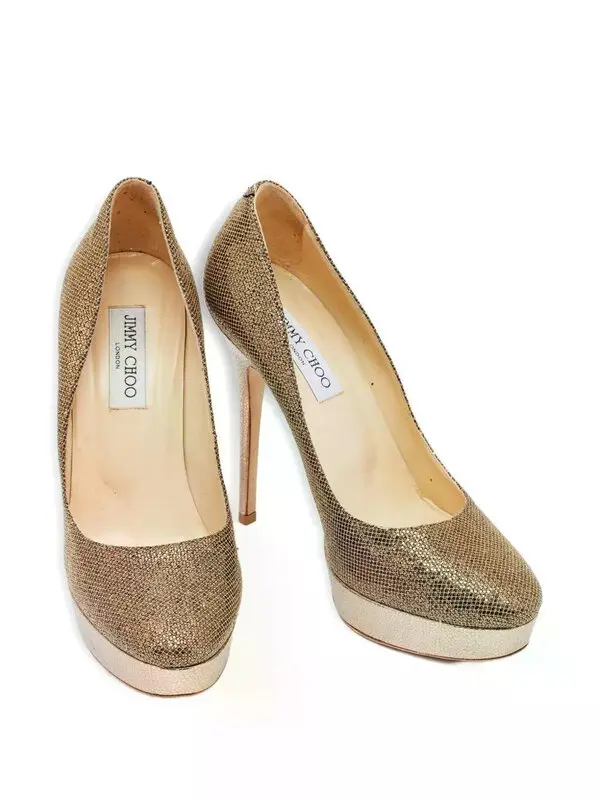 JIMMY CHOO 135mm Platform Stiletto Heel Pumps