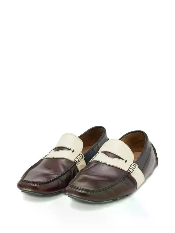 Dolce & Gabbana Leather Penny-slot Loafers
