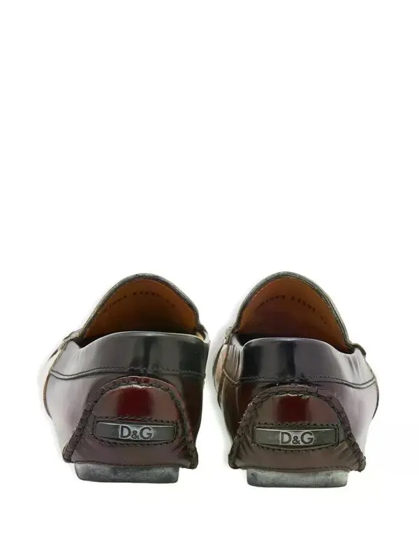 Dolce & Gabbana Leather Penny-slot Loafers