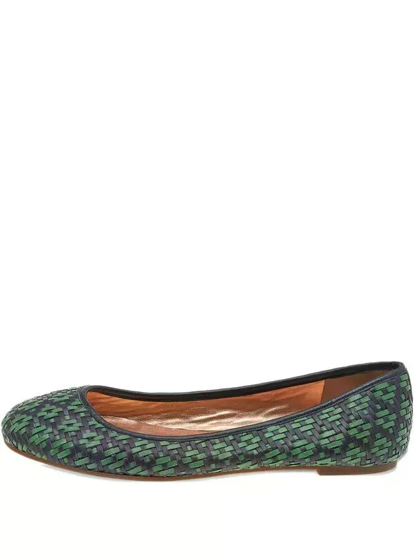Marc Jacobs Braided Leather Ballet Flats