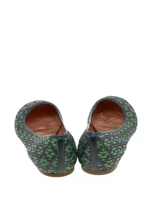 Marc Jacobs Braided Leather Ballet Flats