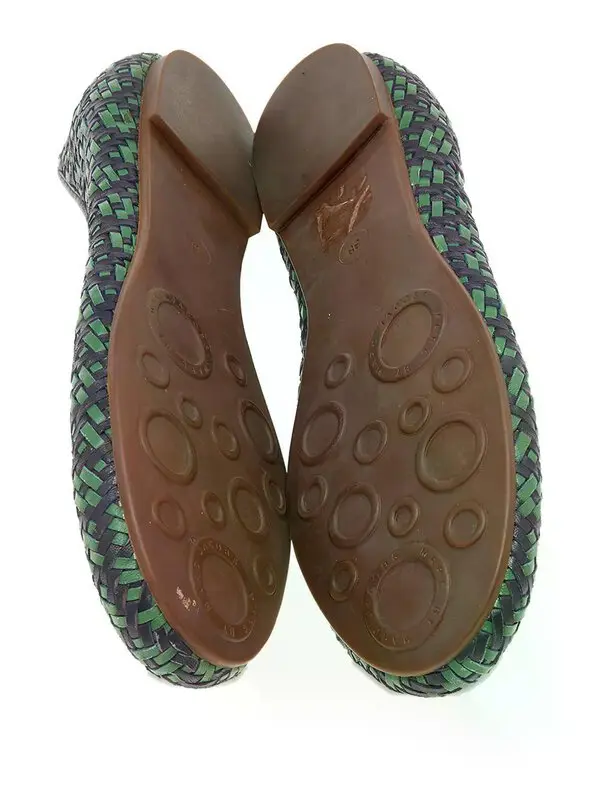Marc Jacobs Braided Leather Ballet Flats