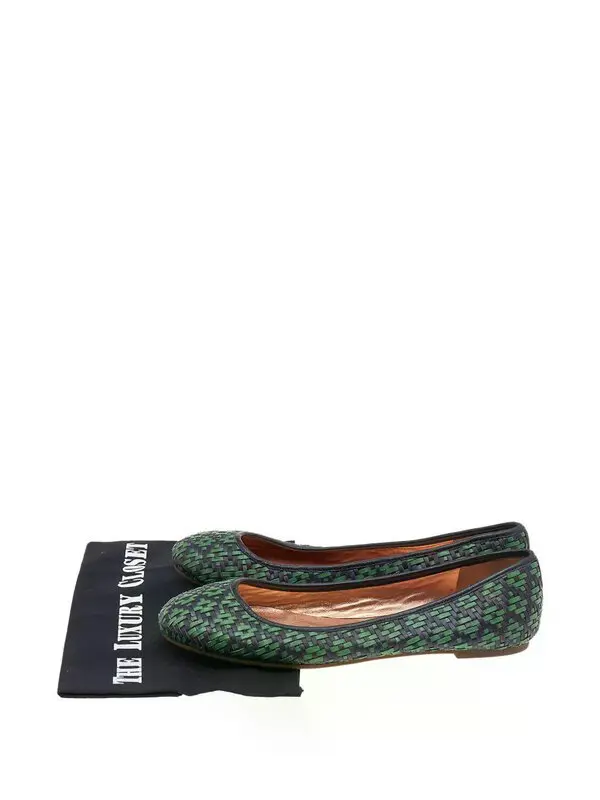 Marc Jacobs Braided Leather Ballet Flats