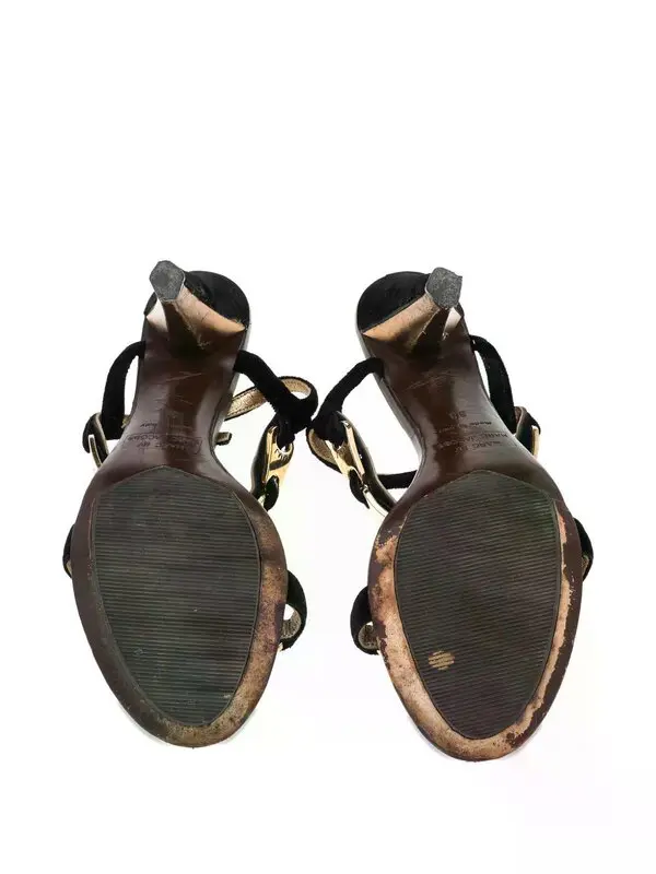 Marc Jacobs Velvet Bow Embellished High Heel Sandals