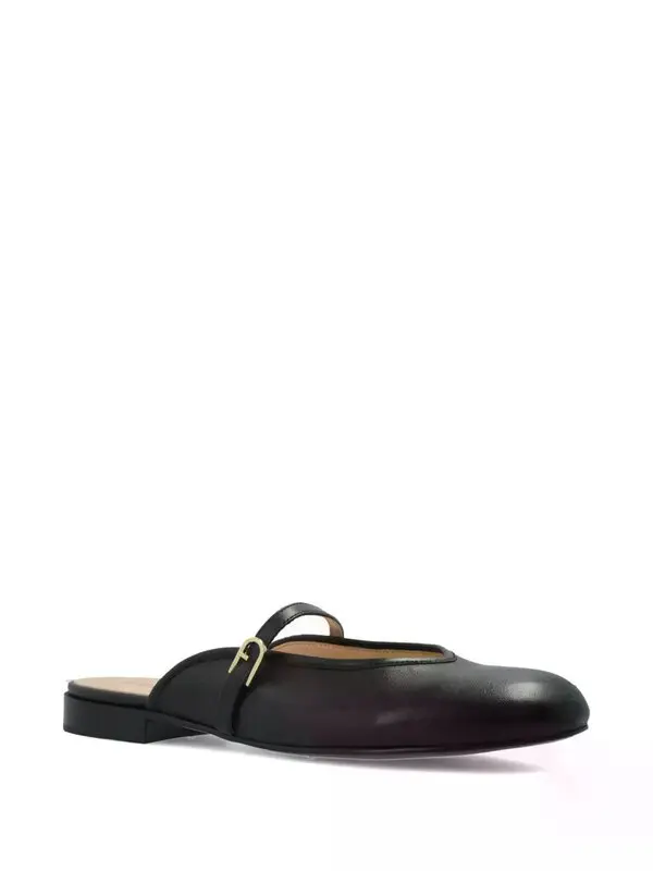 Furla Etoile Strap-detail Leather Mules
