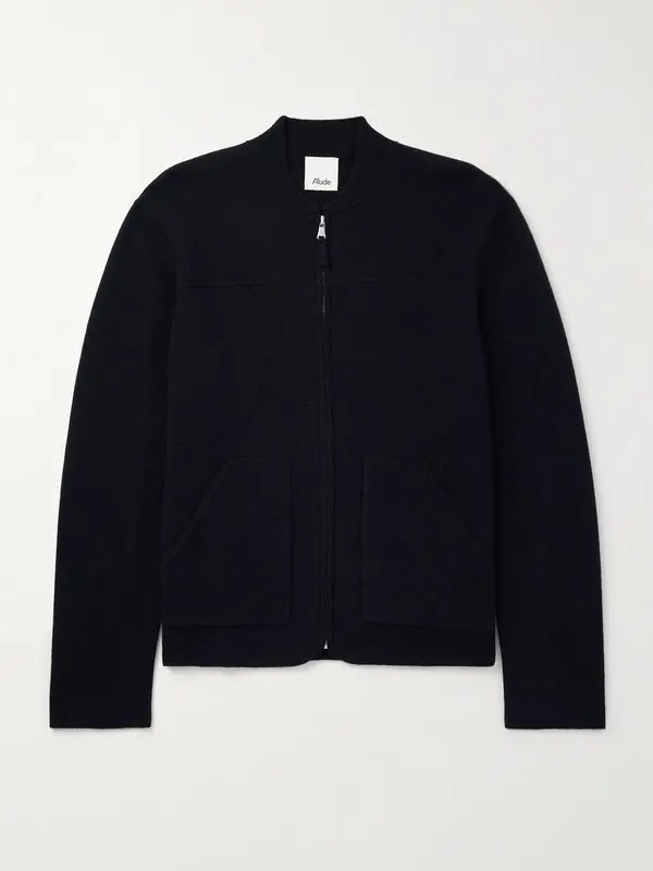 ALLUDE Virgin Wool And Cashmere-blend Bomber Jacket