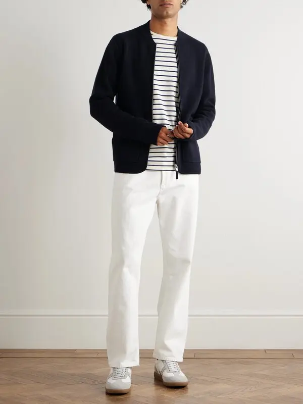 ALLUDE Virgin Wool And Cashmere-blend Bomber Jacket