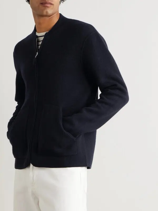 ALLUDE Virgin Wool And Cashmere-blend Bomber Jacket
