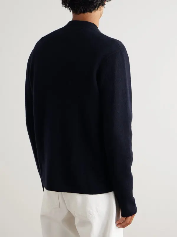 ALLUDE Virgin Wool And Cashmere-blend Bomber Jacket