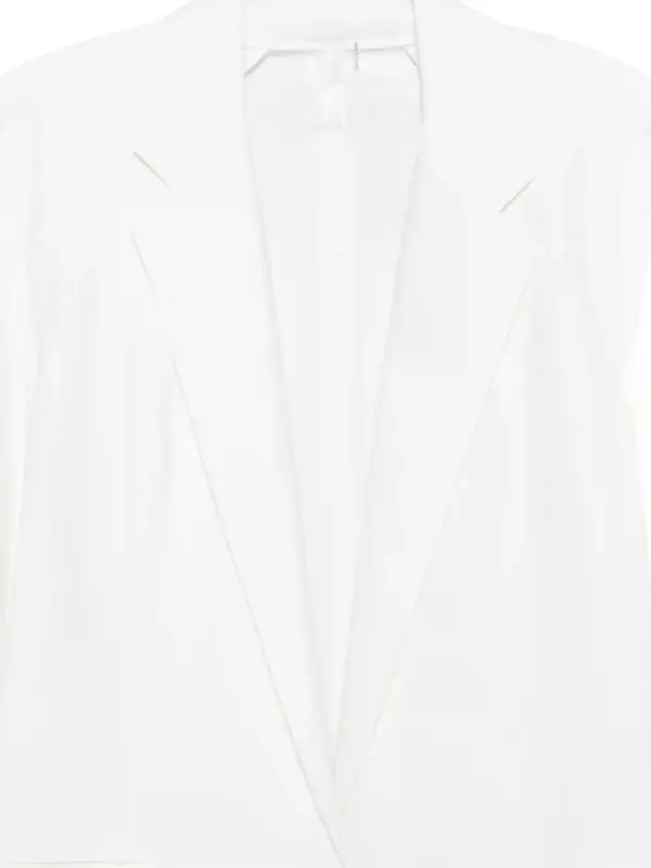 Norma Kamali Single-breasted Blazer - White