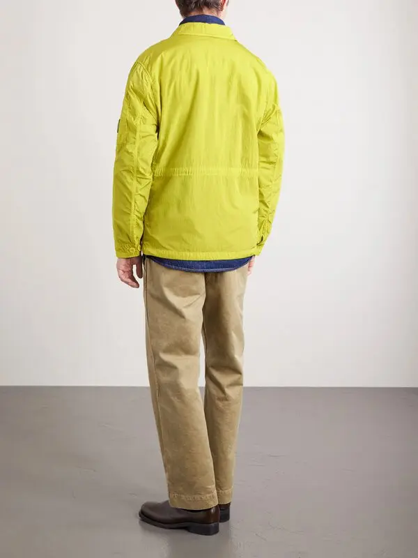 C.P. COMPANY Garment-dyed Chrome-r Shell Field Jacket - Yellow