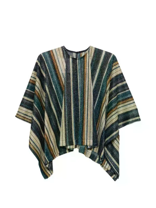 SIYU Zoe Striped-pattern Kaftan - Blue