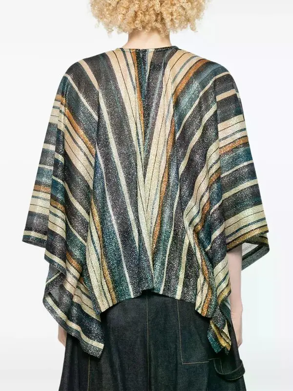 SIYU Zoe Striped-pattern Kaftan - Blue