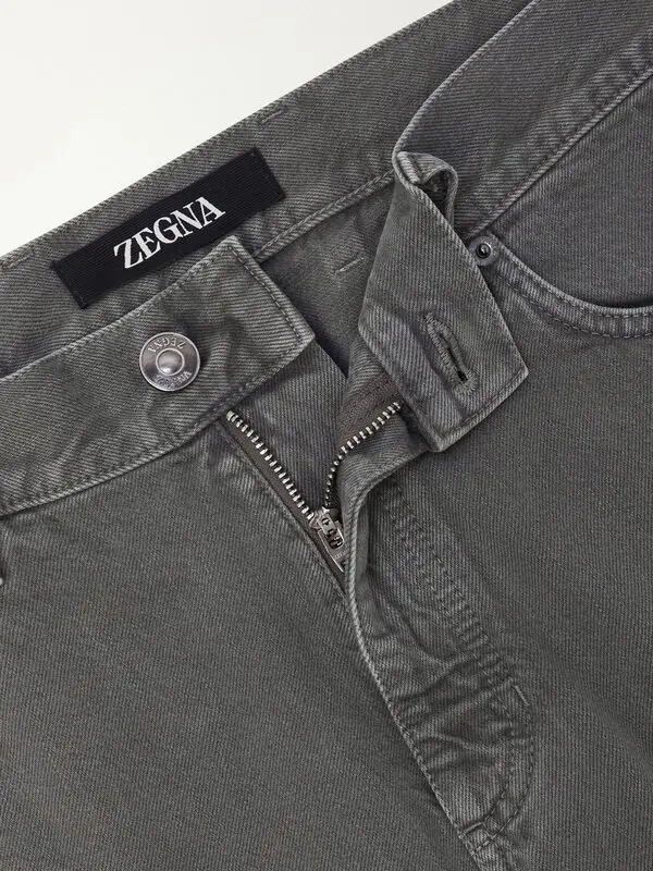 Zegna Straight-leg Jeans - Gray