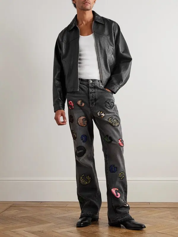 GALLERY DEPT. G-time Flared Distressed Jeans