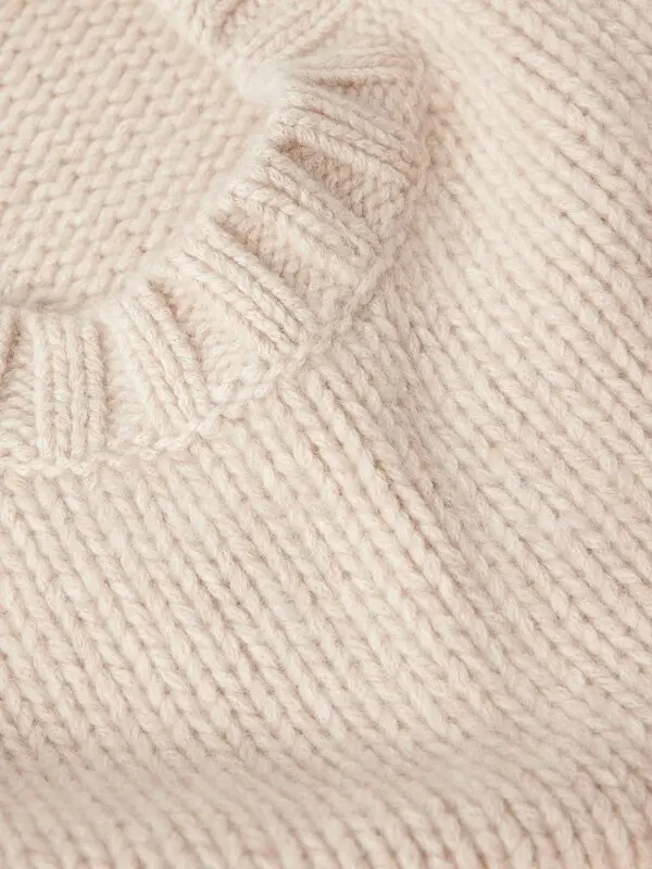 ALLUDE Cashmere Sweater - Neutrals