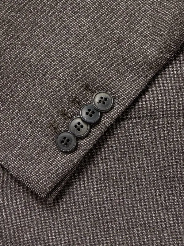 Sunspel Textured Wool-blend Suit Jacket
