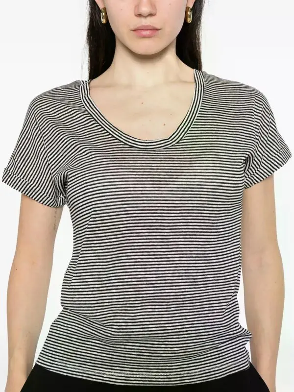 ARAGONA Striped T-shirt