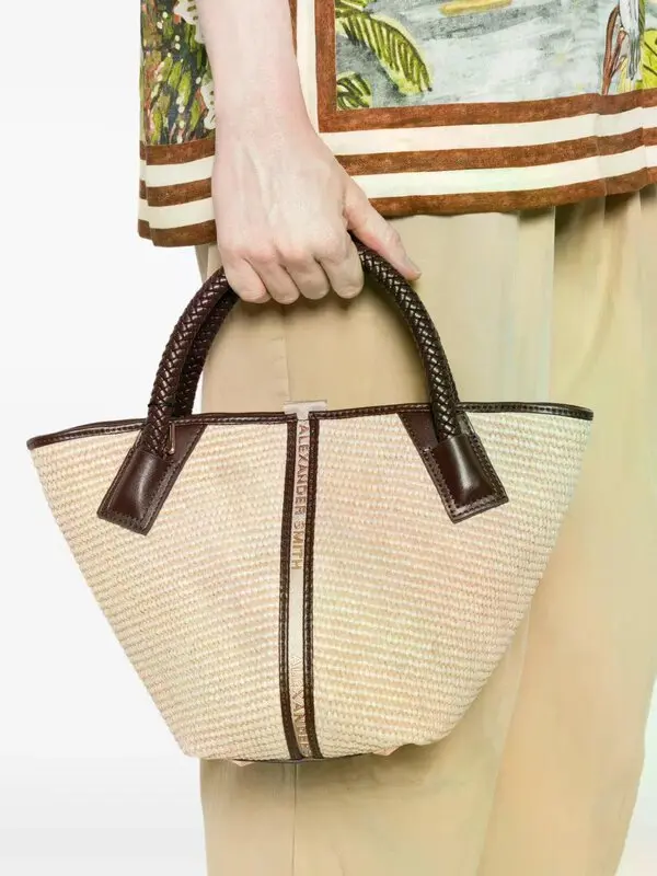 ALEXANDER SMITH Small Lauren Tote Bag - Neutrals